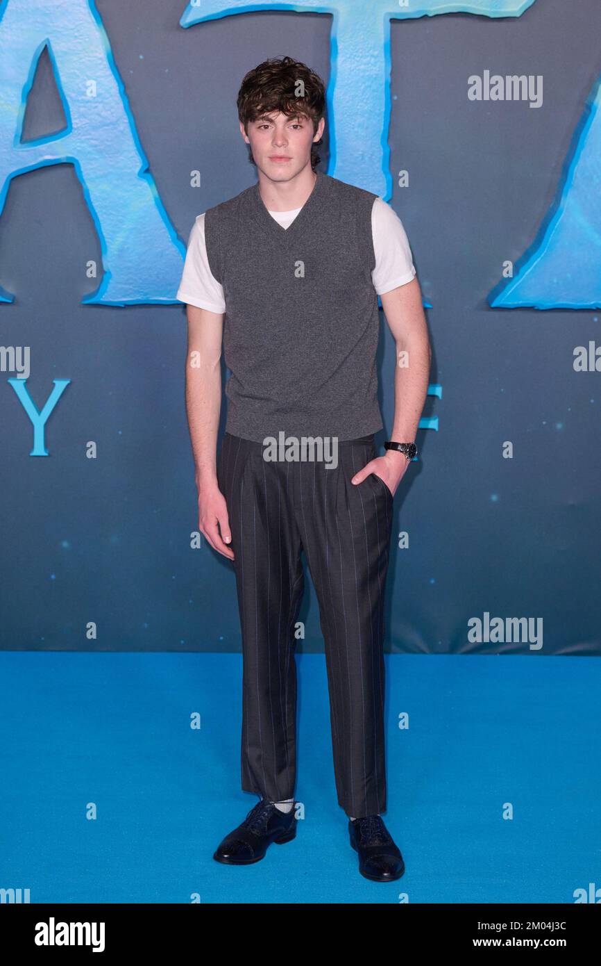 London, UK . 4 December, 2022 . Jack Champion pictured at the AVATAR ...
