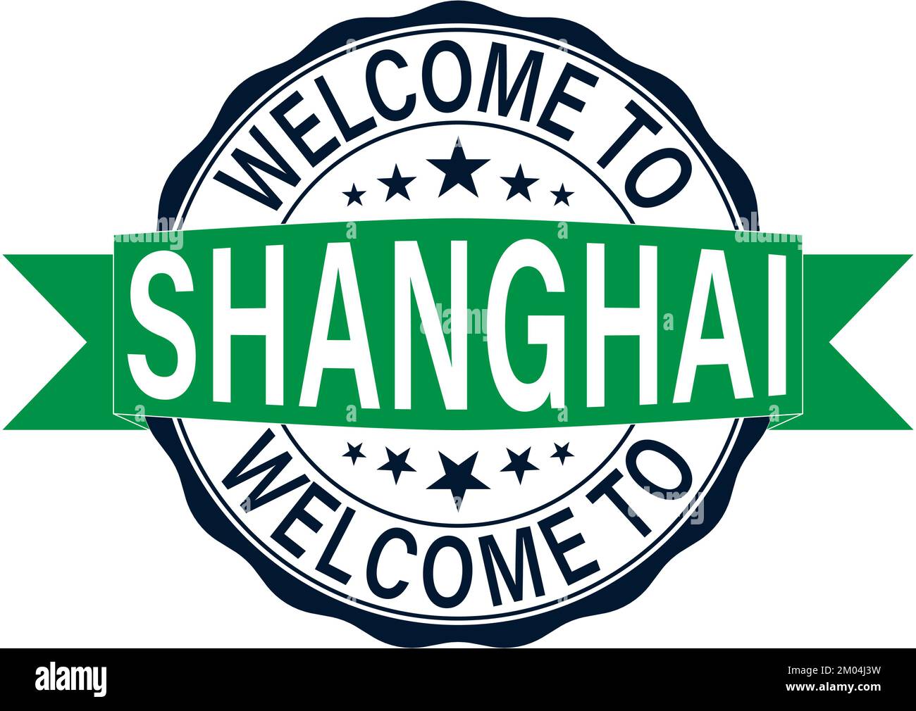 green Grunge rubber stamp, Shanghai, vector illustration Stock Vector ...