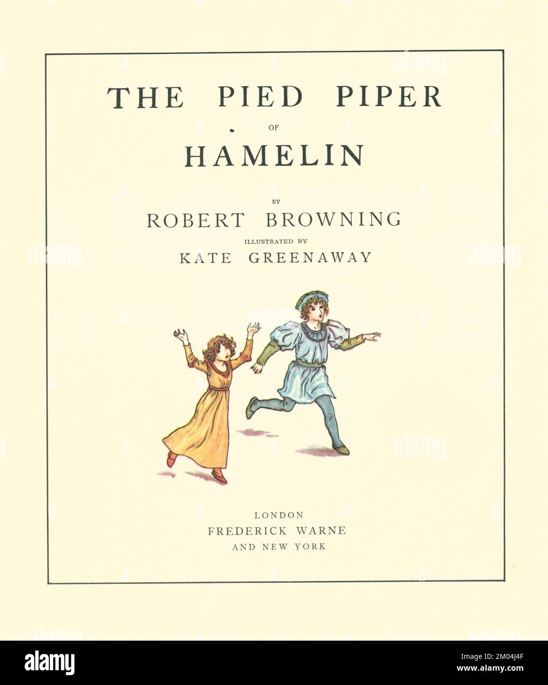 Title Page Illustrated by KATE GREENAWAY (1846-1901) English artist and ...