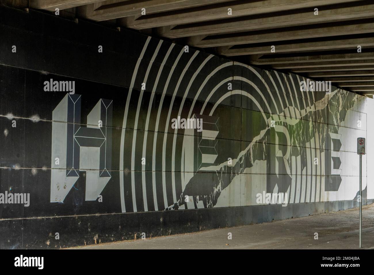 Lynton Avenue Underpass Street Art, South Hobart, Tasmania, Australia ...