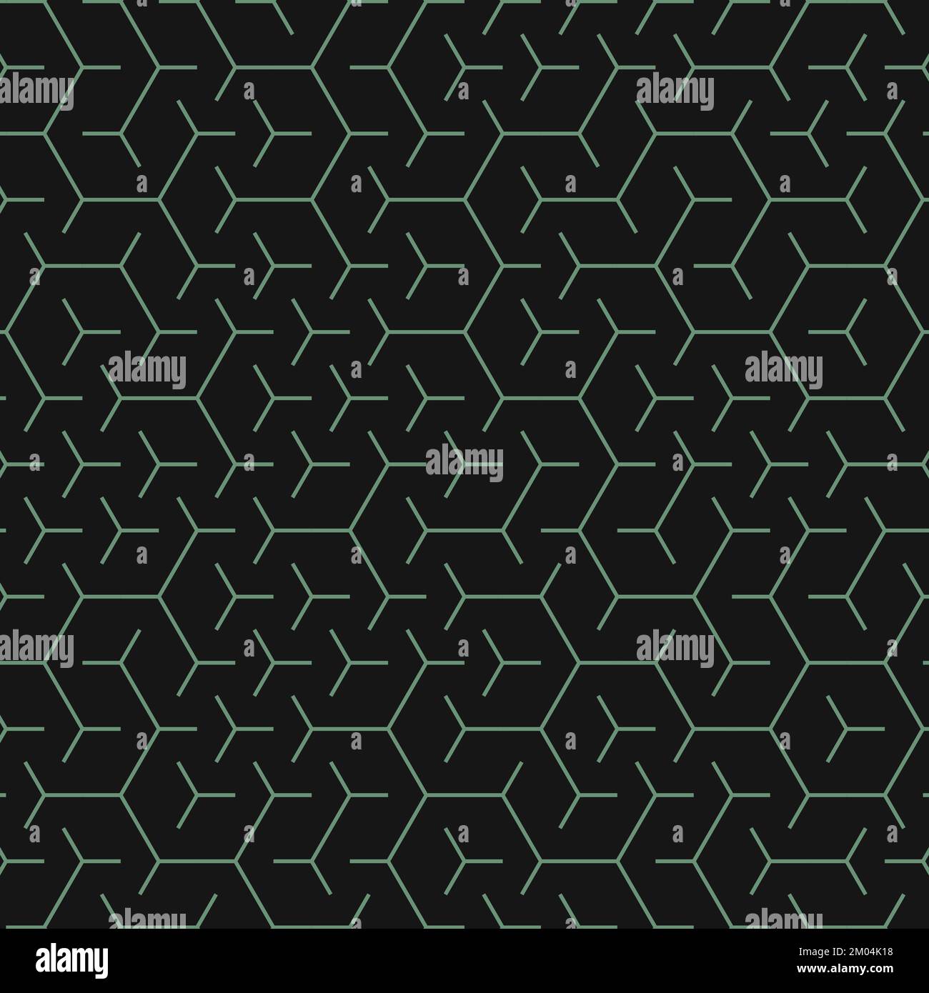 Hexagonal Maze generative pattern illustration Stock Vector Image & Art ...