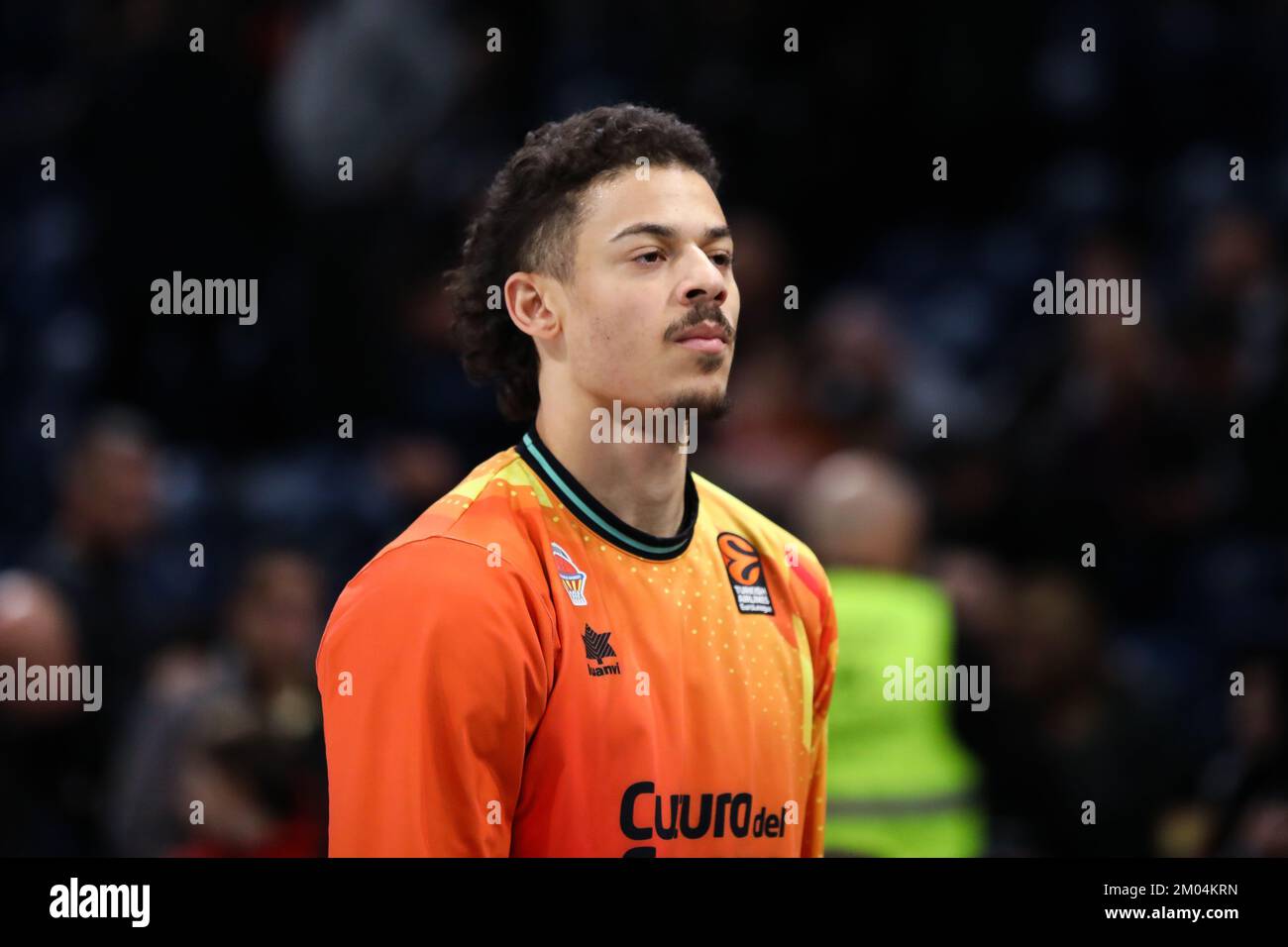 Belgrade, Serbia, 1st December 2022. Jonah Radebaugh of Valencia Basket ...