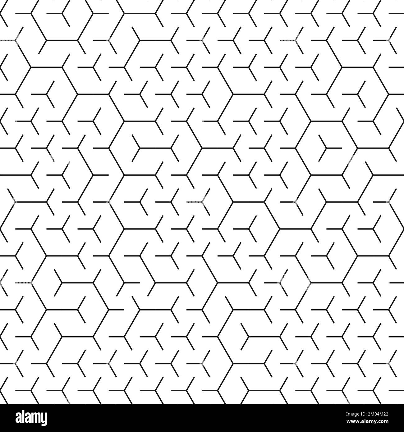 Hexagonal Maze generative pattern illustration Stock Vector Image & Art ...