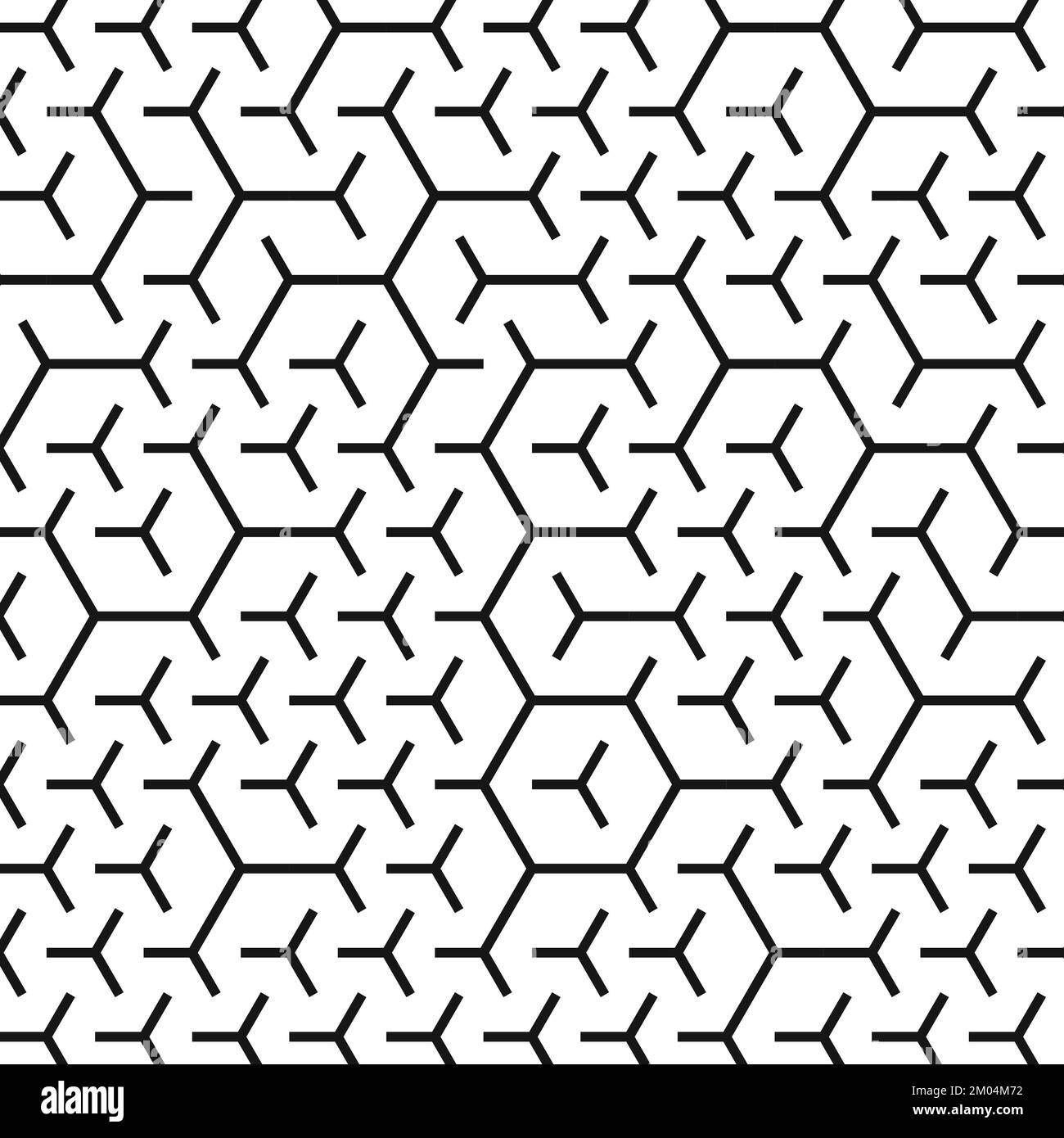 Hexagonal Maze generative pattern illustration Stock Vector Image & Art ...
