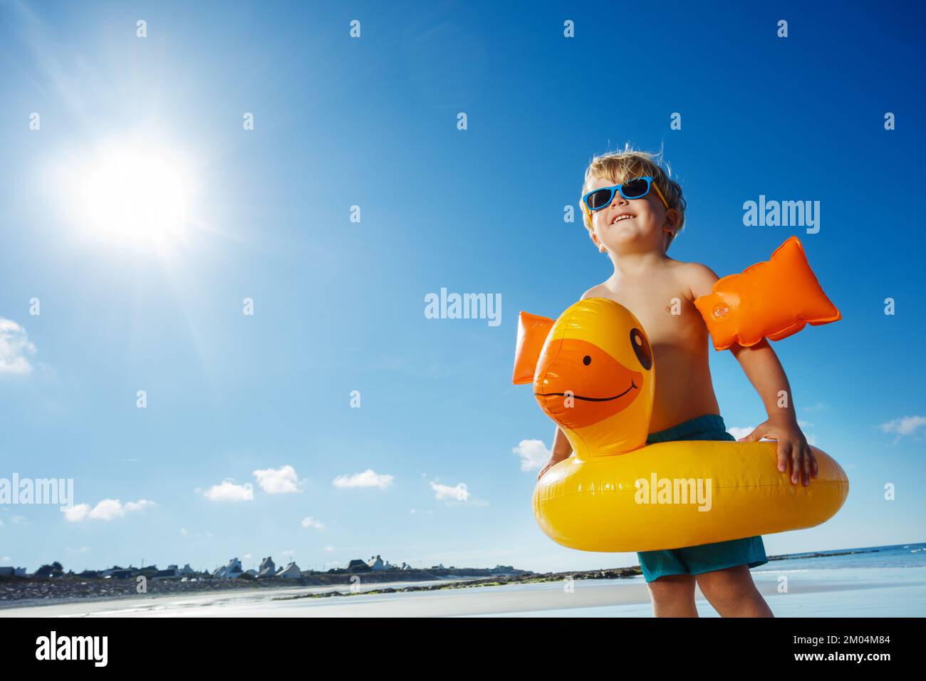 Kids buoy on beach sea hi-res stock photography and images - Alamy
