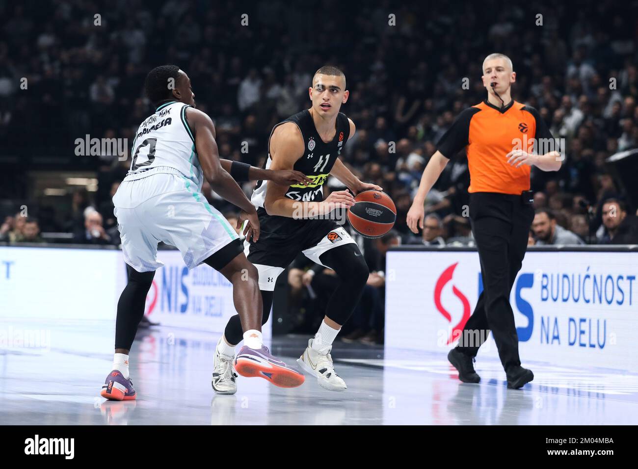 Belgrade, Serbia, 1st December 2022. Yam Madar of Partizan Mozzart Bet ...