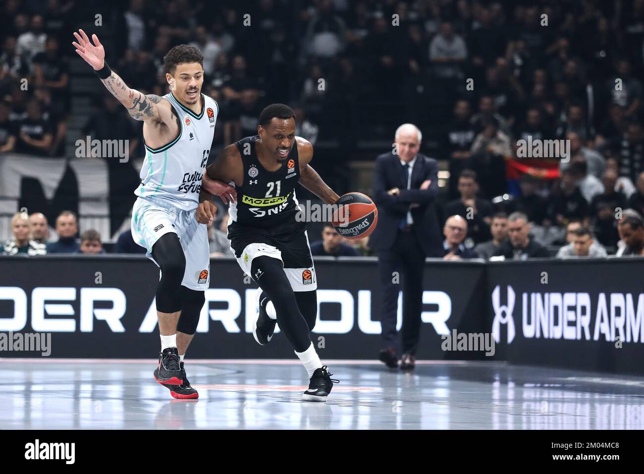 Belgrade, Serbia, 1st December 2022. James Nunnally of Partizan Mozzart ...
