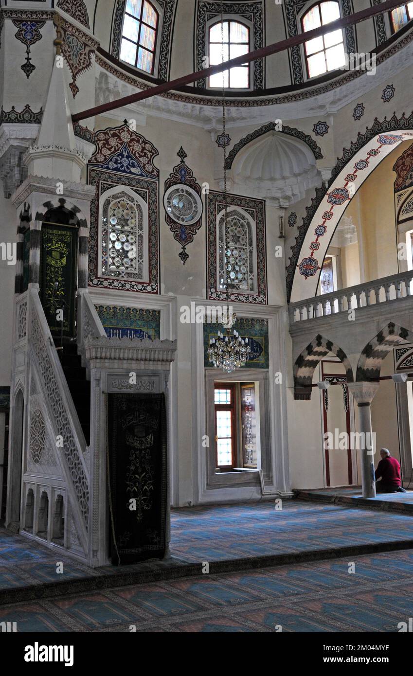 Located in Istanbul, Turkey, the Kara Ahmet Pasha Mosque and Tomb was ...