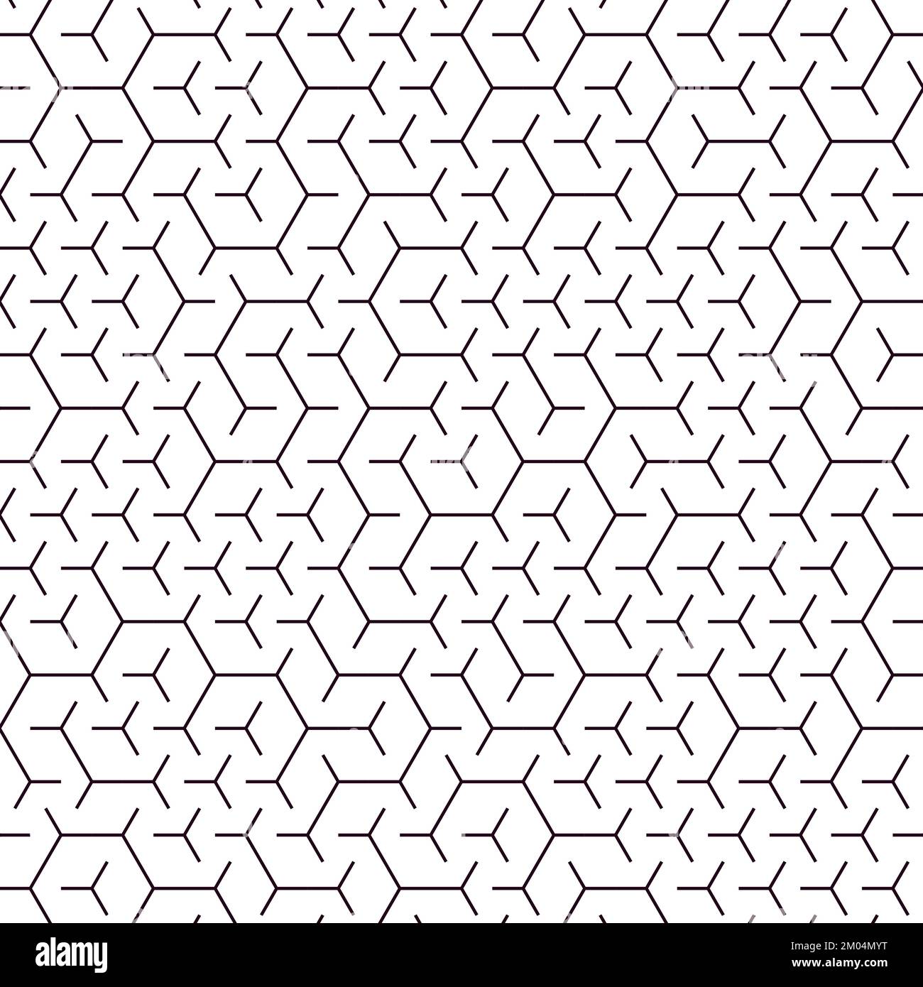 Hexagonal Maze generative pattern illustration Stock Vector Image & Art ...