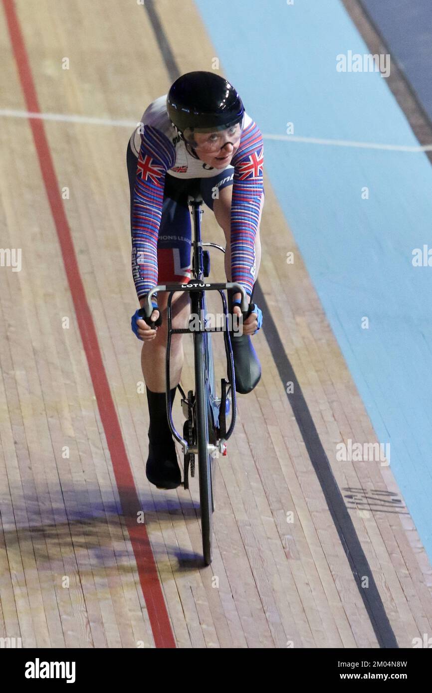 London, UK. 03rd Dec, 2022. Track Cycling Champions League, Lee Valley ...