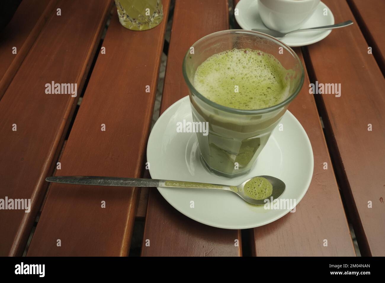 Matcha drinks table hi-res stock photography and images - Alamy