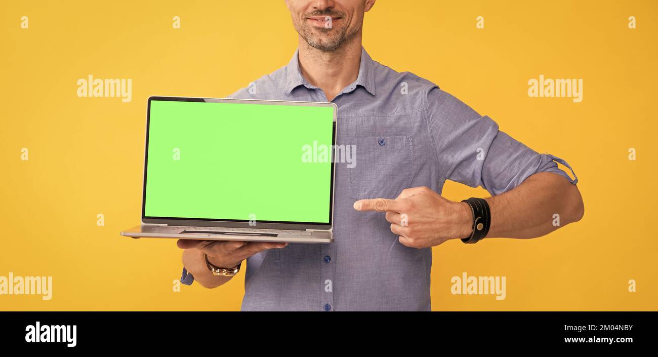 Manager pointing at computer hi-res stock photography and images - Alamy