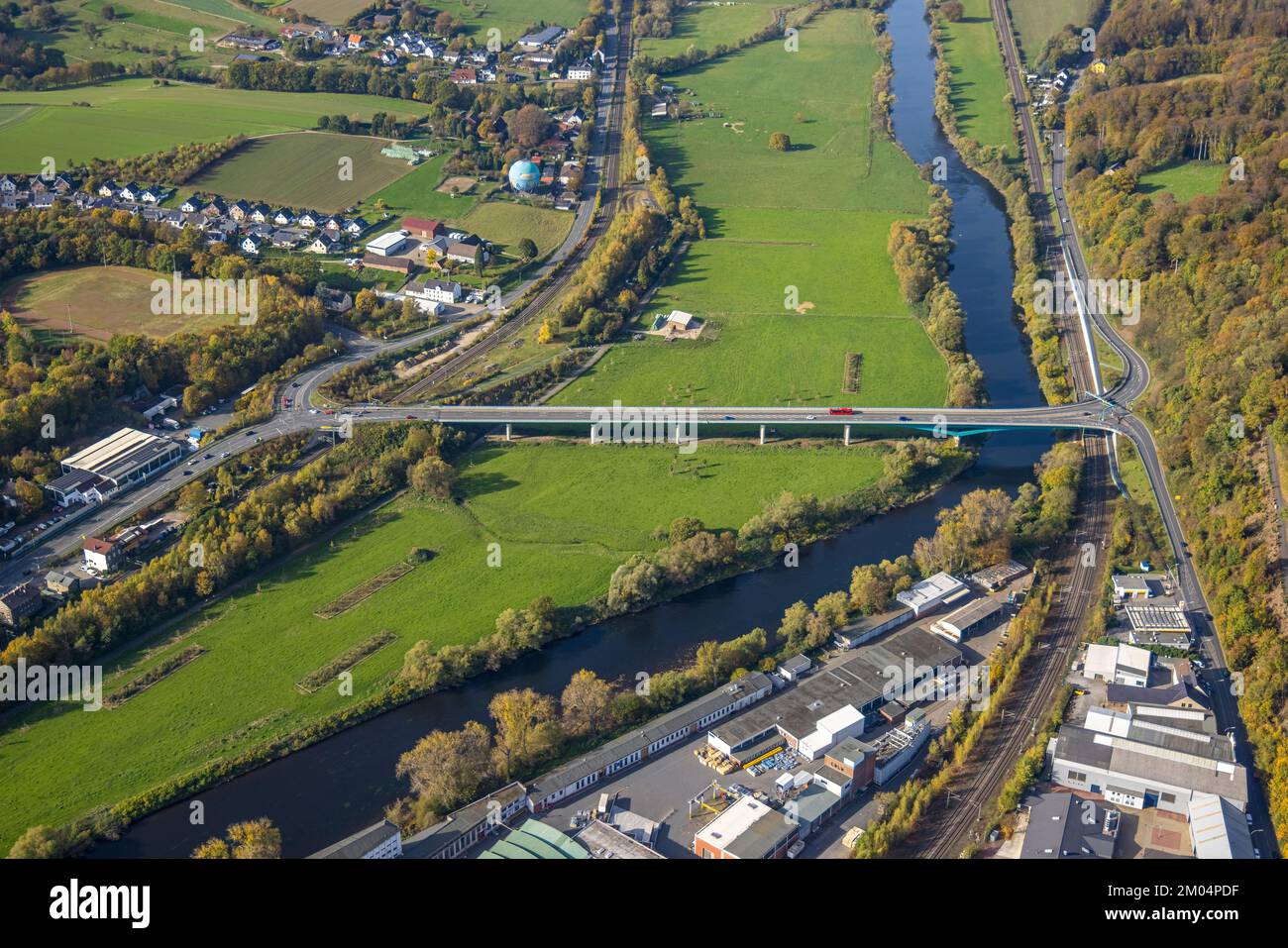 Ruhr valley and ruhr valley bike path in the ruhrauen hi-res stock photography and images - Alamy
