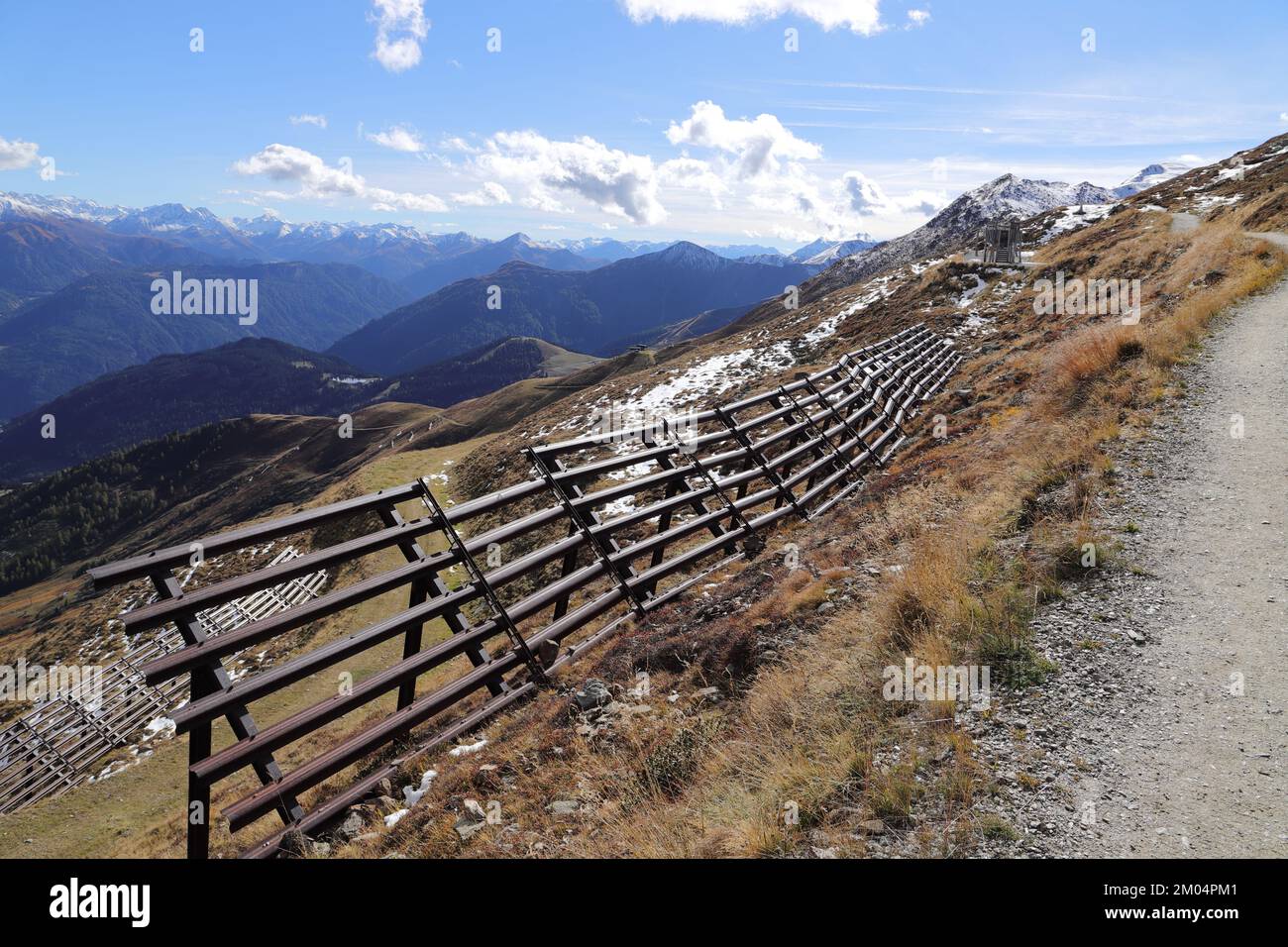 Avalanche control barriers hi-res stock photography and images - Alamy