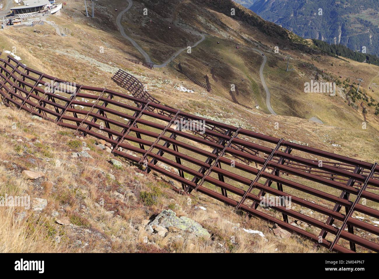 Avalanche control barriers hi-res stock photography and images - Alamy