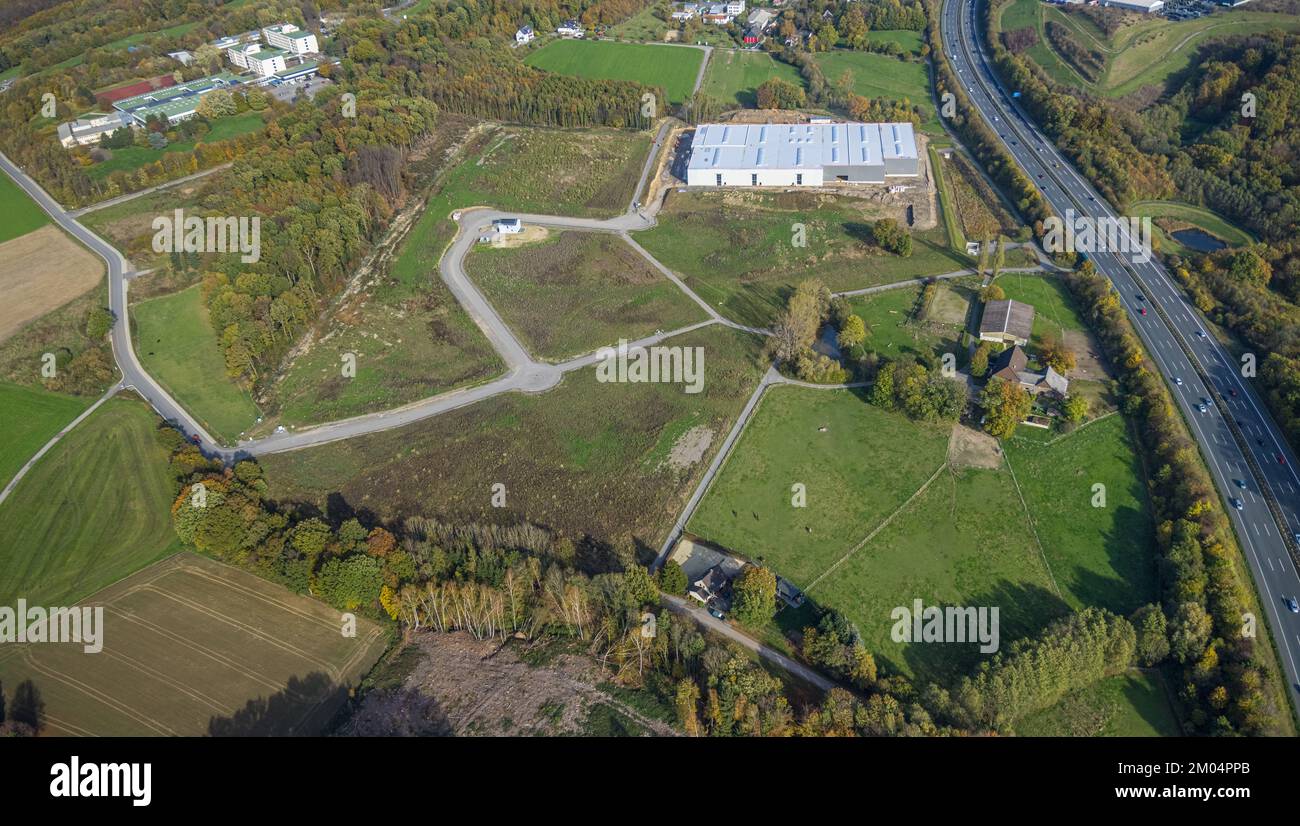 Construction area for industrial park schwelmer strasse hi-res stock ...