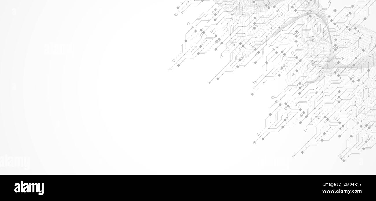 Circuit Wallpaper White