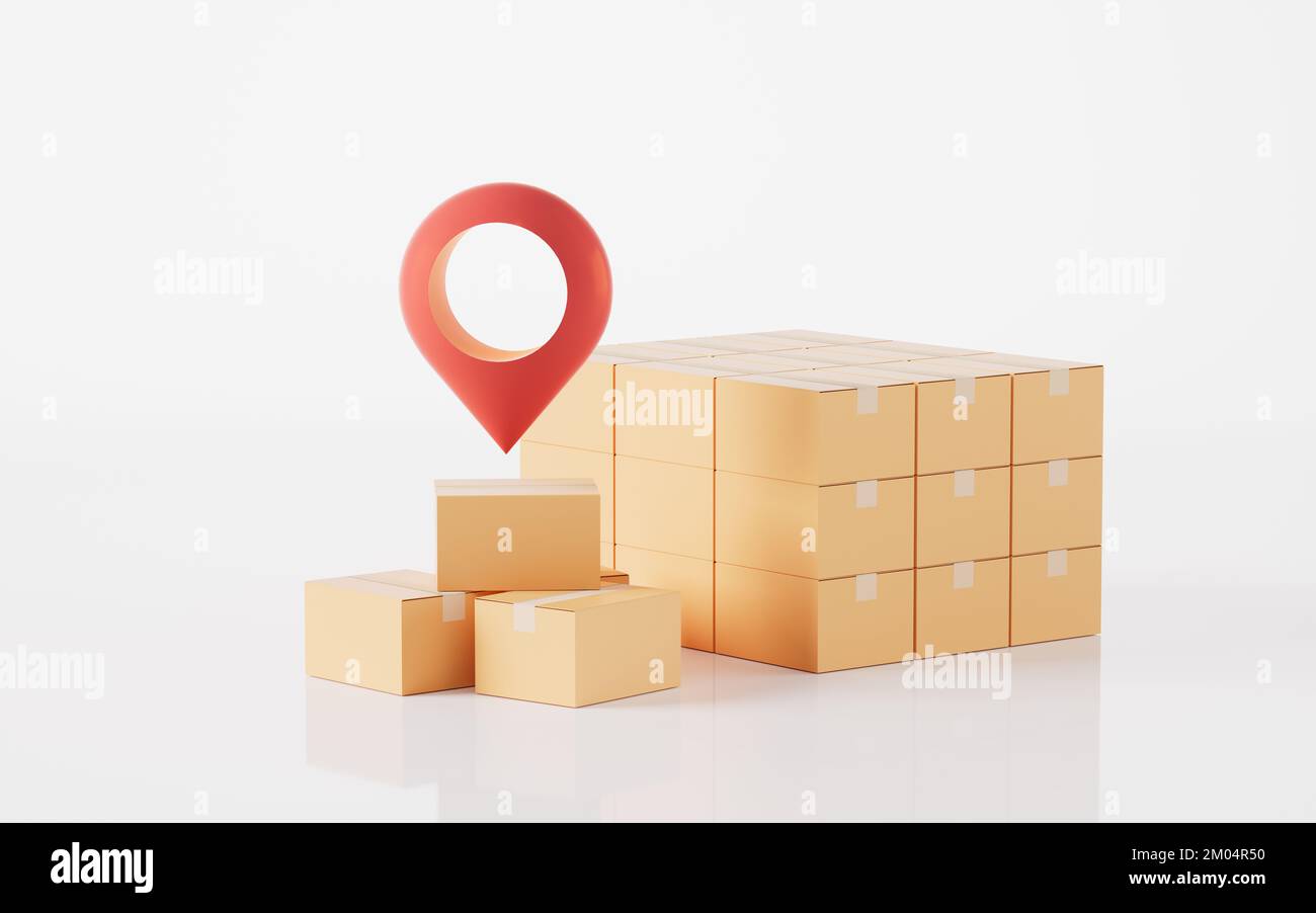 Warehouse storage location 3d hi-res stock photography and images - Alamy