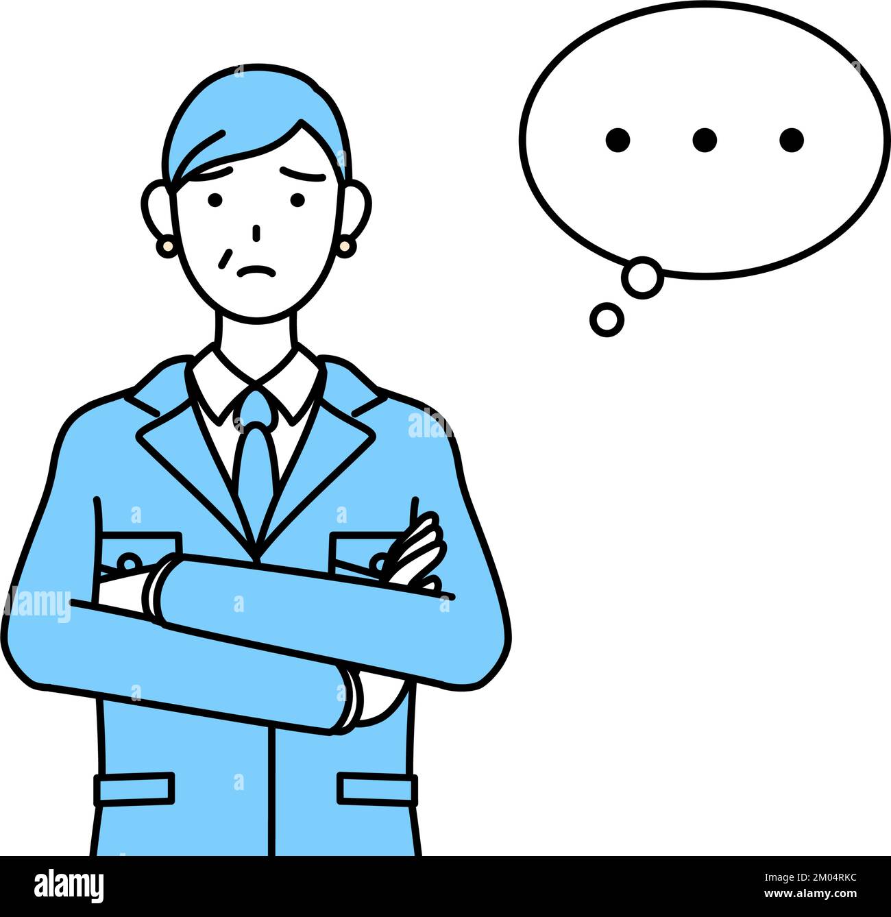 Management, managers, plant manager, a senior woman in work wear,arms ...