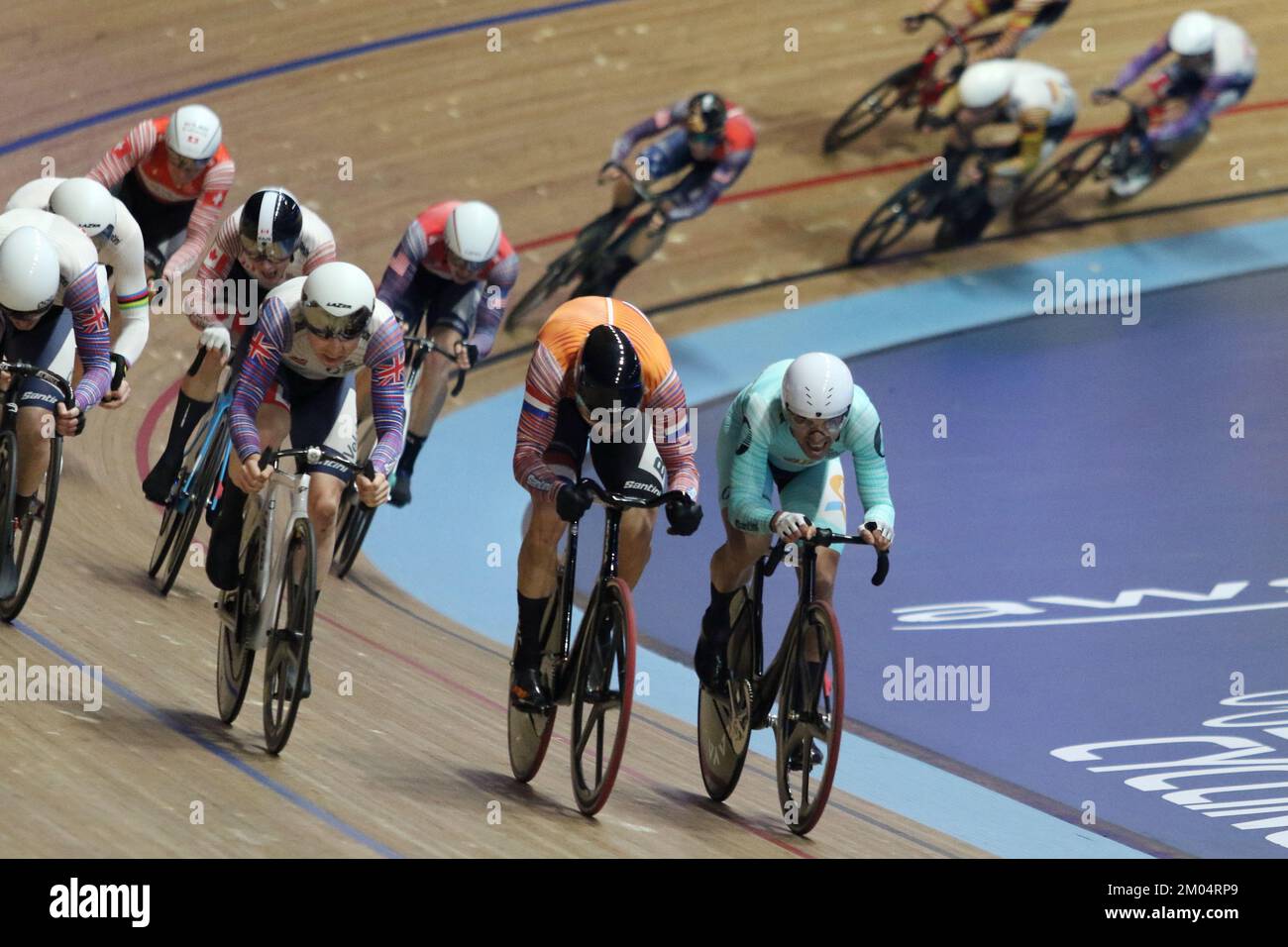 London, UK. 03rd Dec, 2022. Track Cycling Champions League, Lee Valley ...