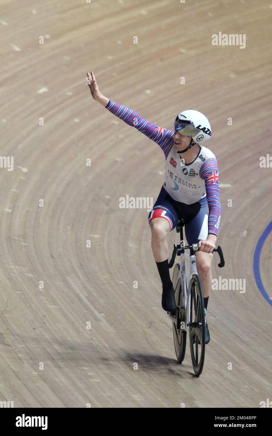 London, UK. 03rd Dec, 2022. Track Cycling Champions League, Lee Valley ...