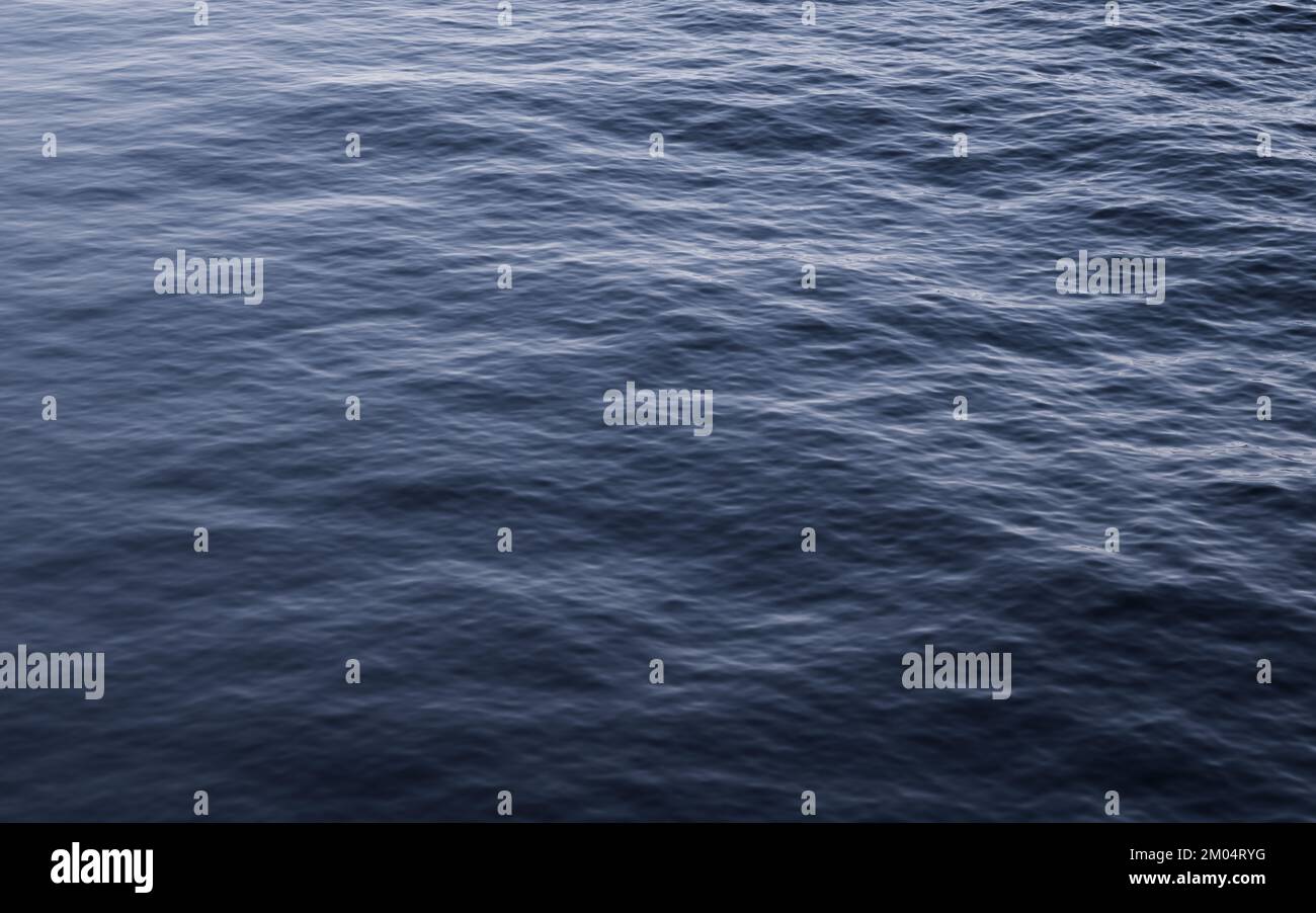 Empty water surface, 3d rendering. Computer digital drawing Stock Photo ...