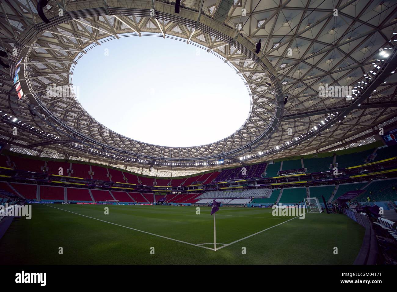 General view inside the stadium ahead of the FIFA World Cup Round of ...