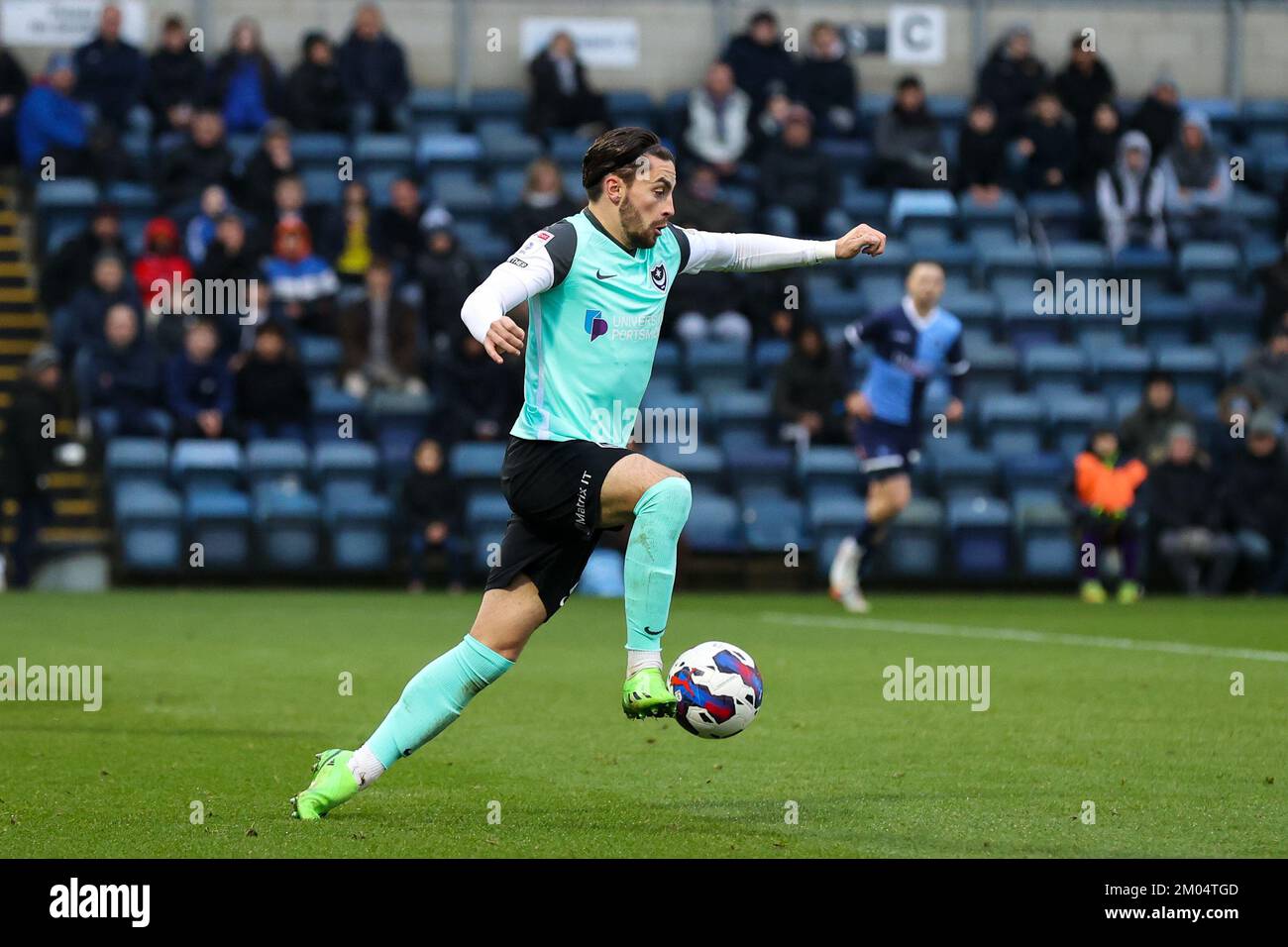 Owen dale of portsmouth fc on loan from blackpool hi-res stock ...
