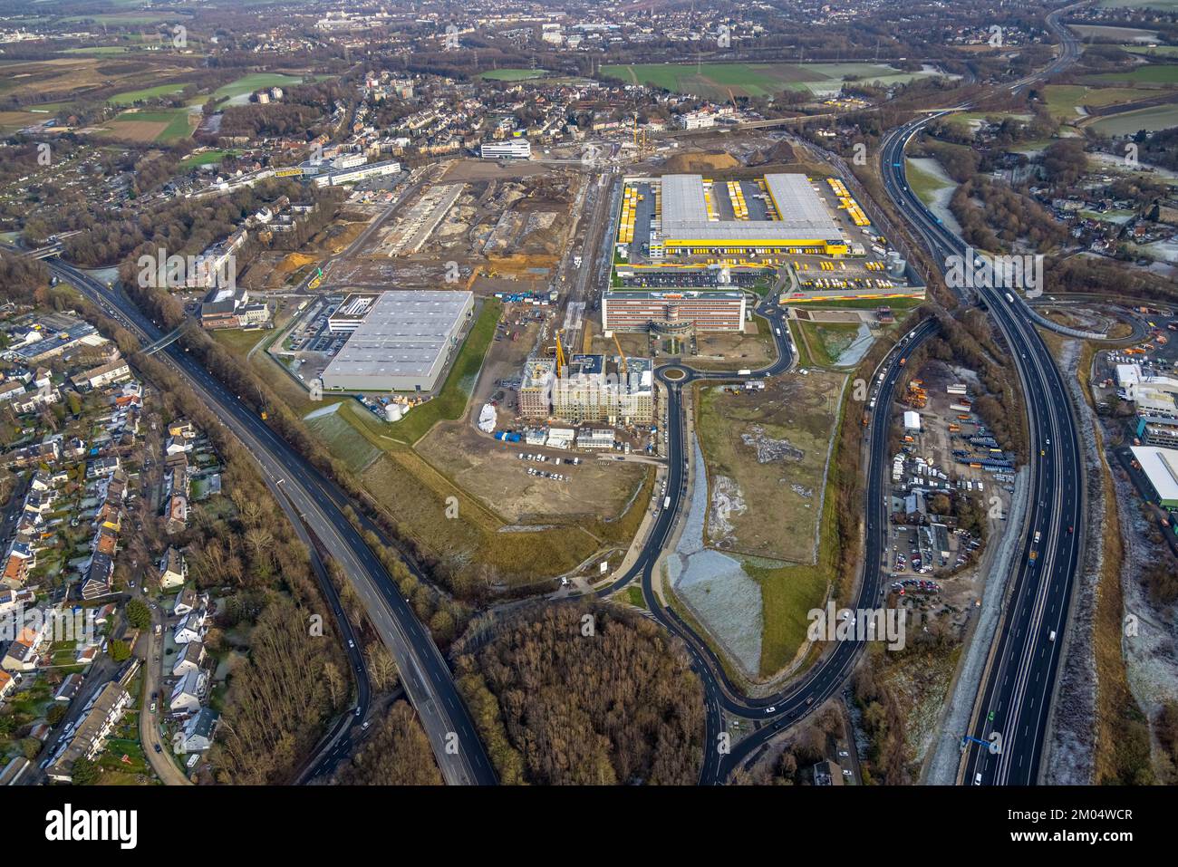 New building of o werk campus on the former opel site hi-res stock ...