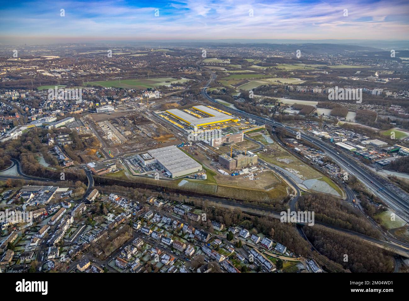 Industrial park mark 51 7 with dhl logistics hi-res stock photography ...