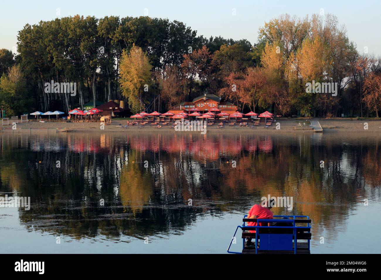 Ada lake in the Belgrade city Stock Photo - Alamy