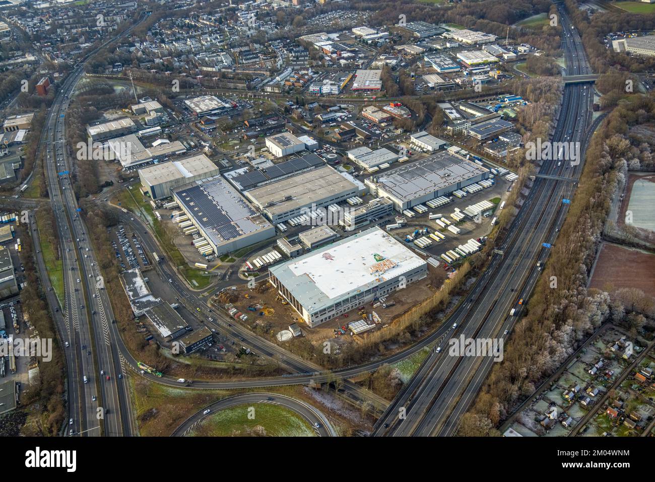 Aerial view, Harpener Feld industrial park in Kornharpen-Voede branch ...