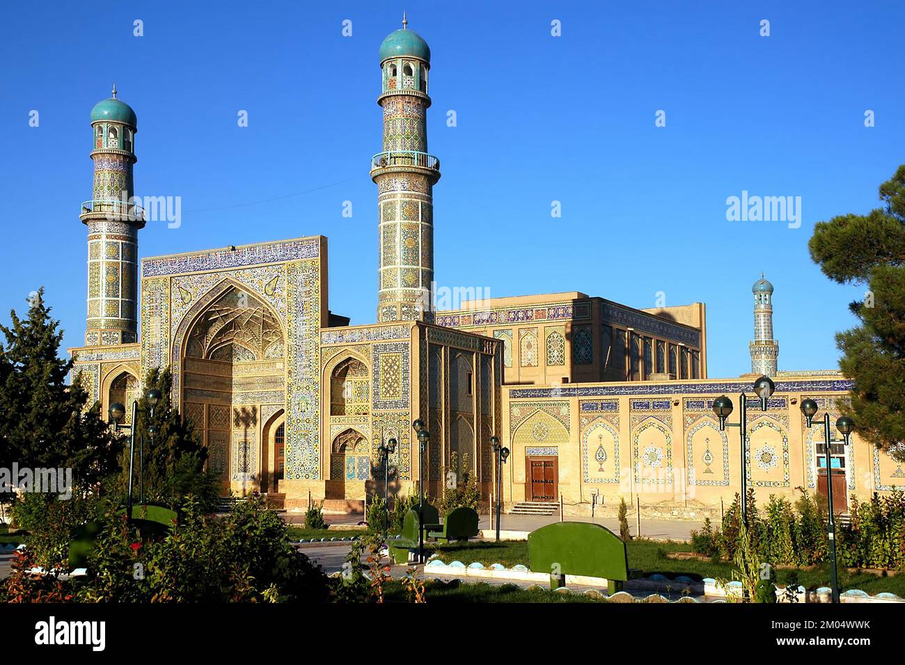 Herat in western Afghanistan. The Great Mosque of Herat (Friday Mosque ...