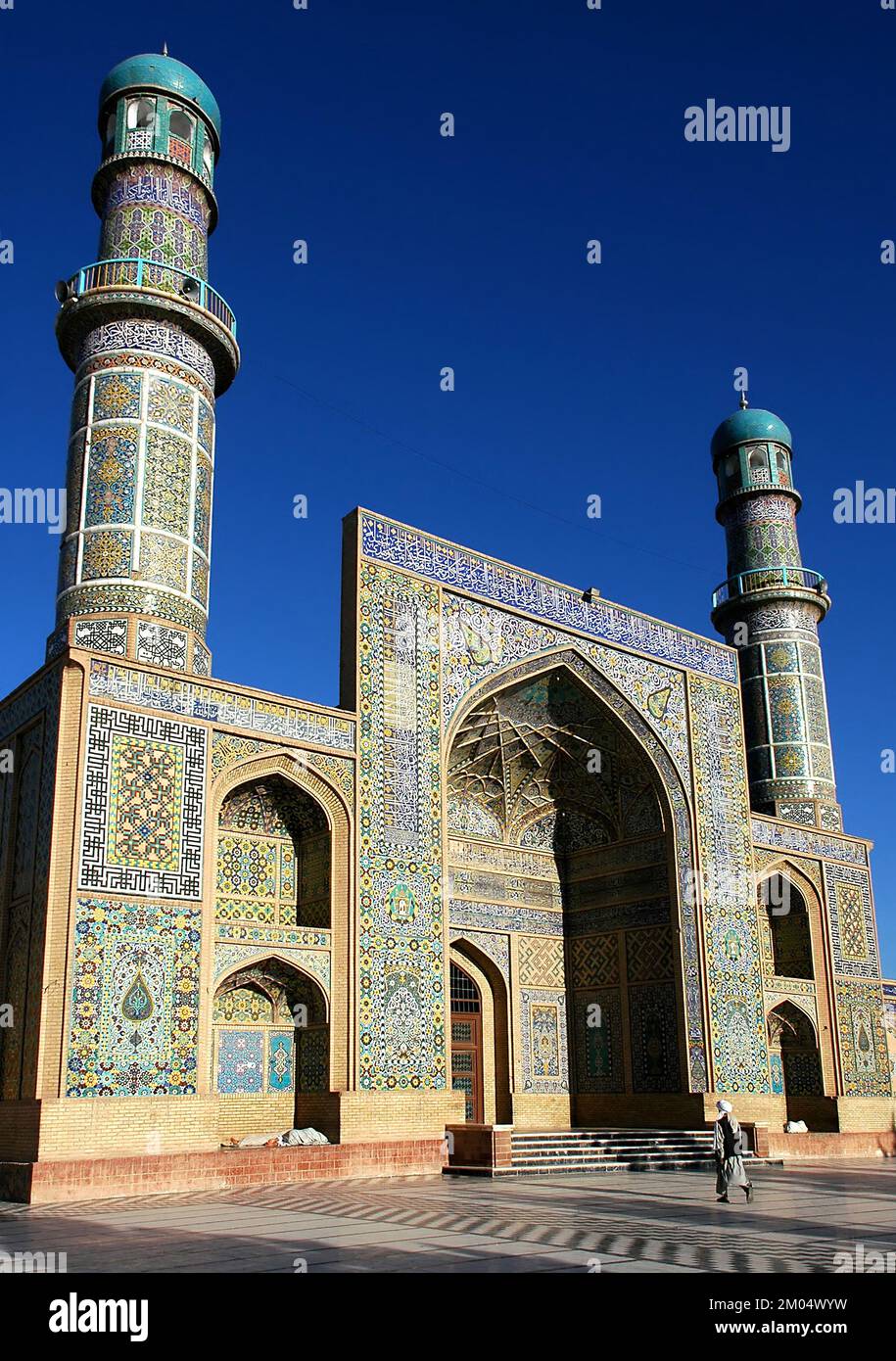 Herat in western Afghanistan. The Great Mosque of Herat (Friday Mosque ...