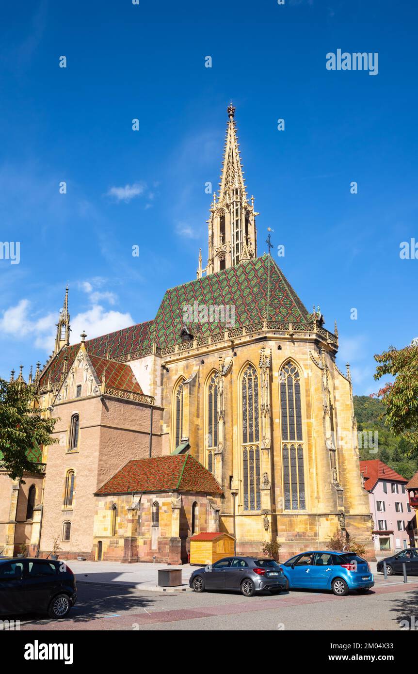 Thann medieval Minster of the saint Theobald is a Gothic church in the ...