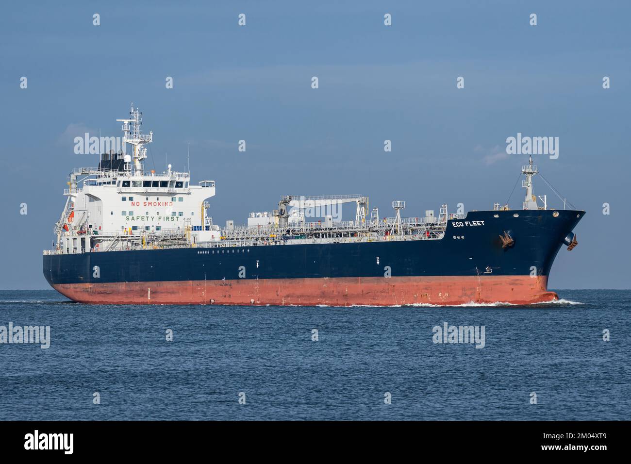 oil/ chemical tanker ECO FLEET on the river Elbe Stock Photo - Alamy
