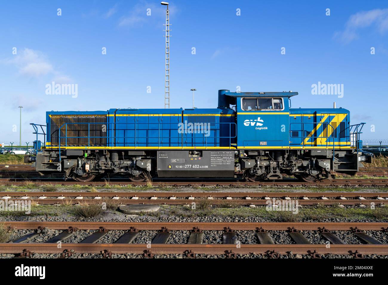 evb Logistik diesel hydraulic Vossloh G 1700-2 BB locomotive Stock Photo - Alamy
