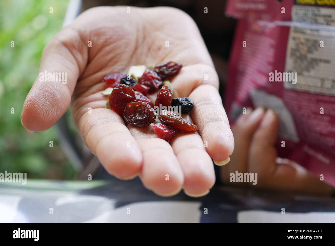 Cranberries hand hi-res stock photography and images - Alamy