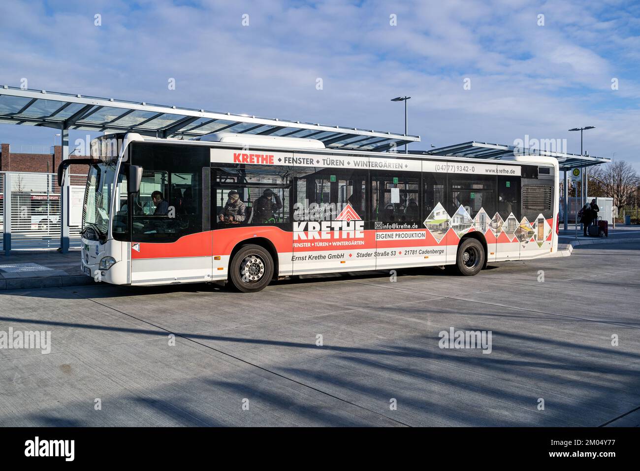 KVG Mercedes-Benz Citaro bus at Cuxhaven central bus station Stock ...