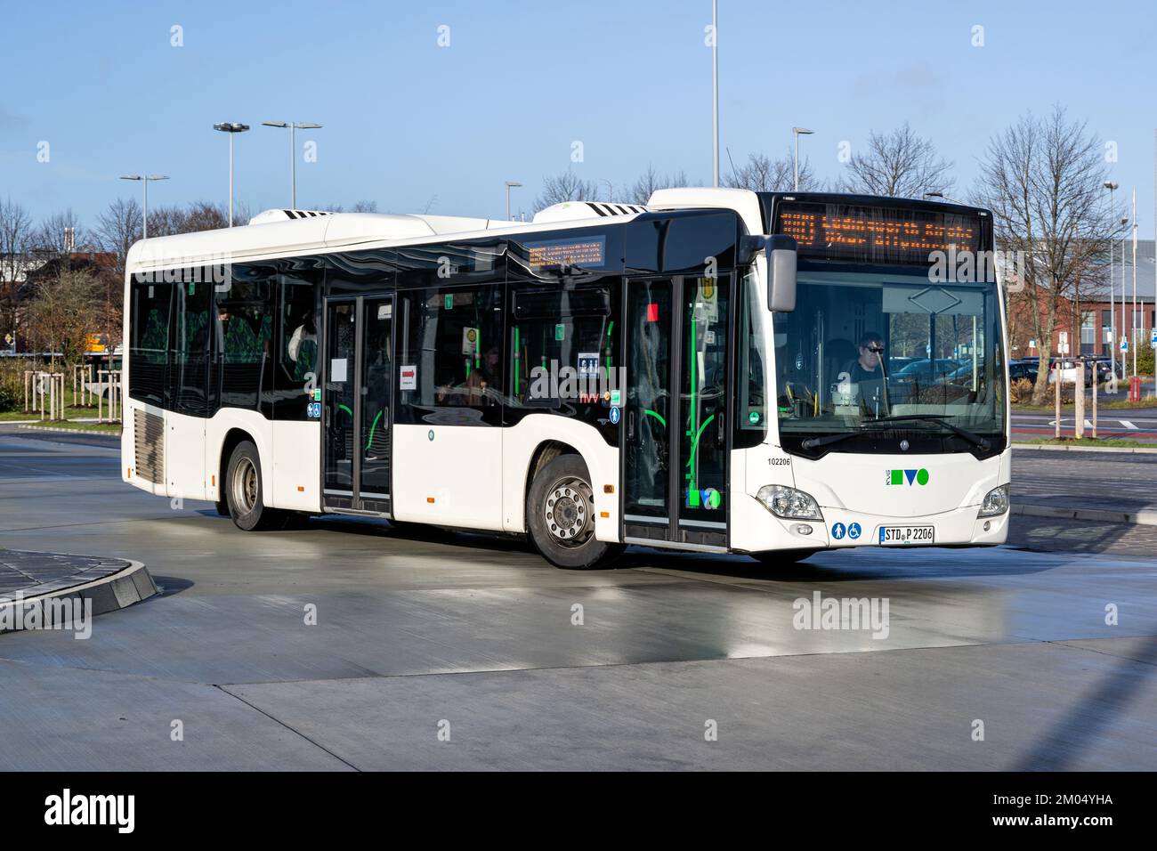KVG Mercedes-Benz Citaro bus at Cuxhaven central bus station Stock ...