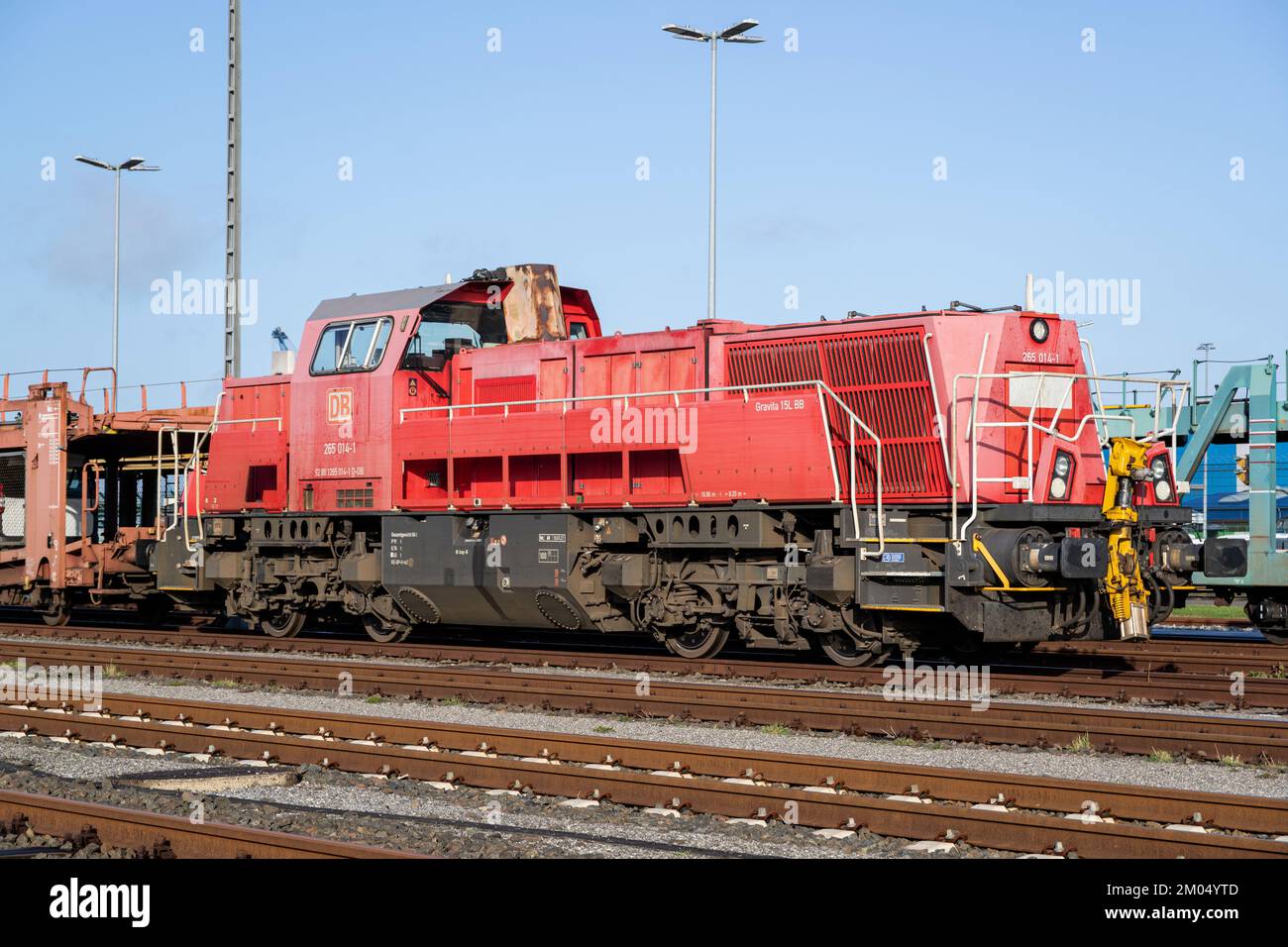 DB diesel hydraulic Voith Gravita 15L BB locomotive Stock Photo - Alamy