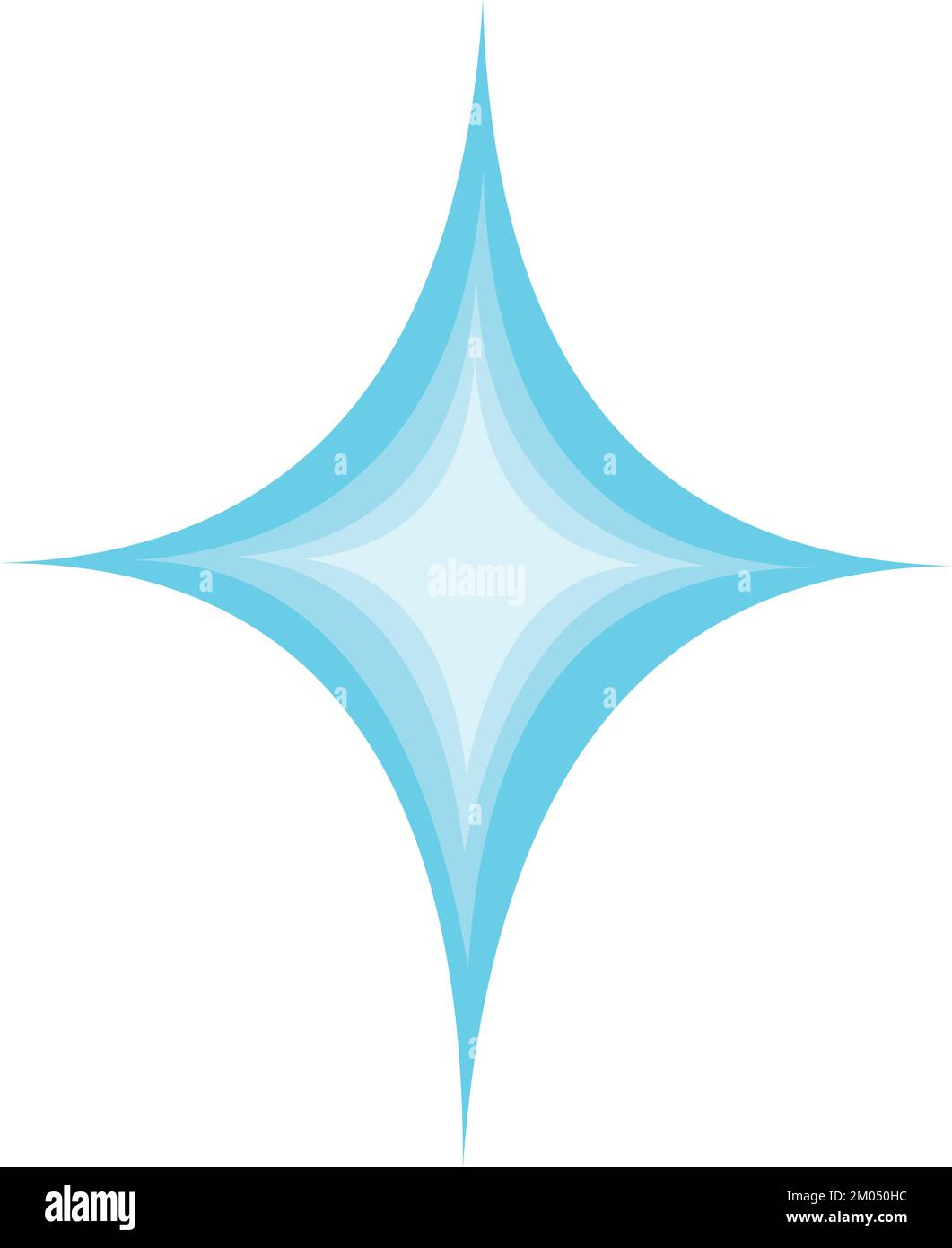 vector illustration of flash or light in the form of a star of light ...