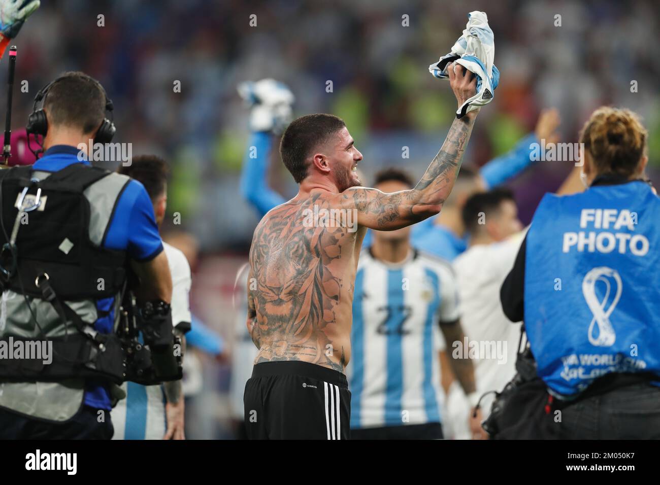 Al Rayyan, Qatar. 3rd Dec, 2022. Rodrigo De Paul (ARG) Football/Soccer ...