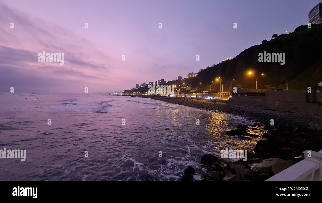 Oceanfront of Lima Peru in the Miraflores District Stock Photo - Alamy