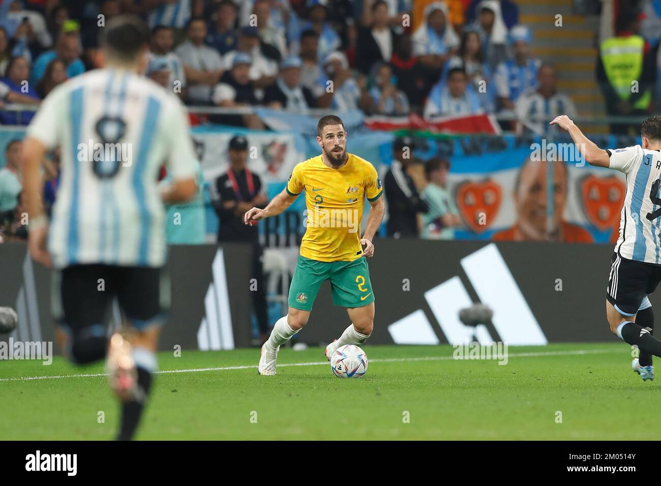 Al Rayyan, Qatar. 3rd Dec, 2022. Milos Degenek (AUS) Football/Soccer ...