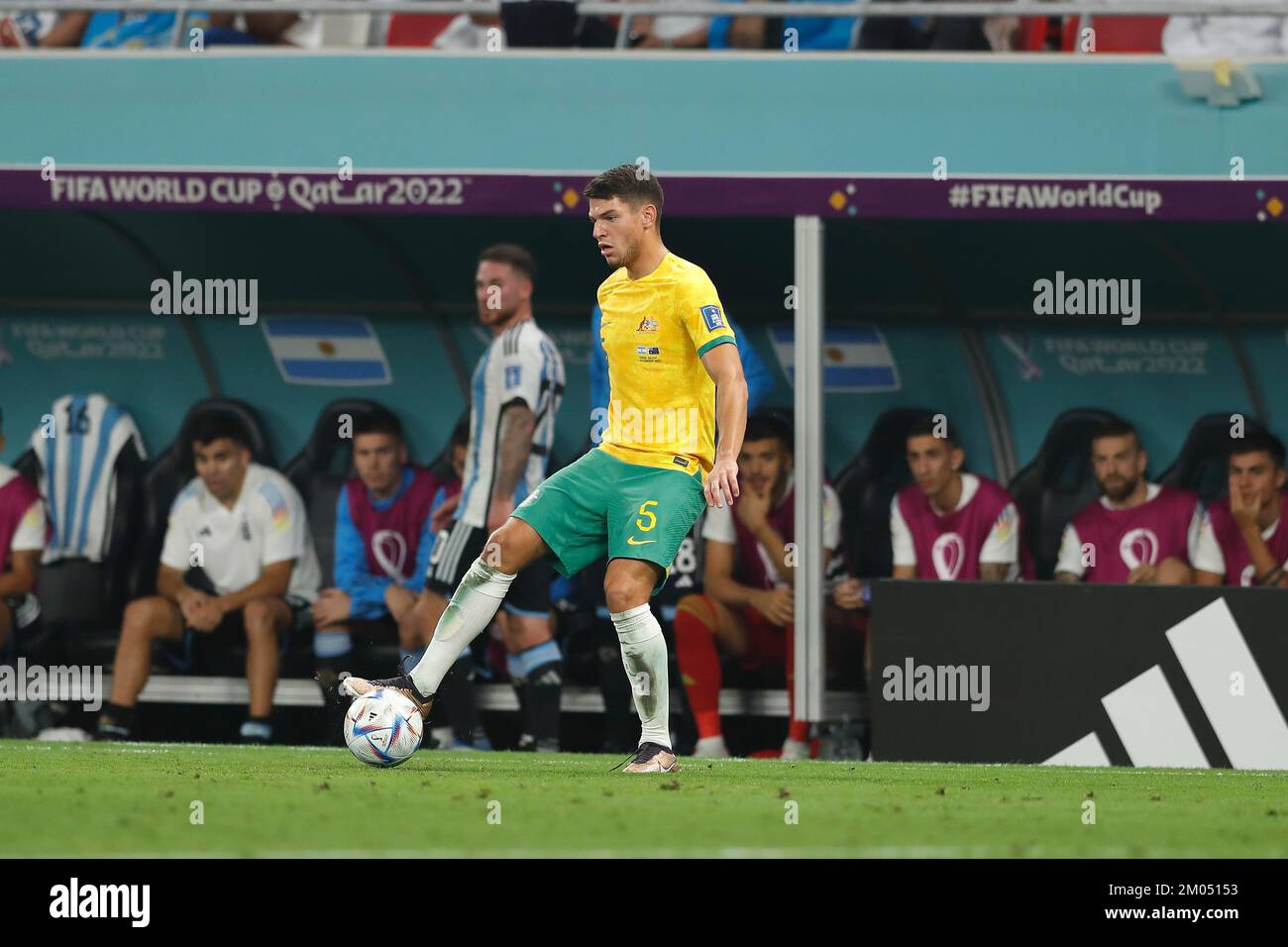 Al Rayyan, Qatar. 3rd Dec, 2022. Fran Karacic (AUS) Football/Soccer ...