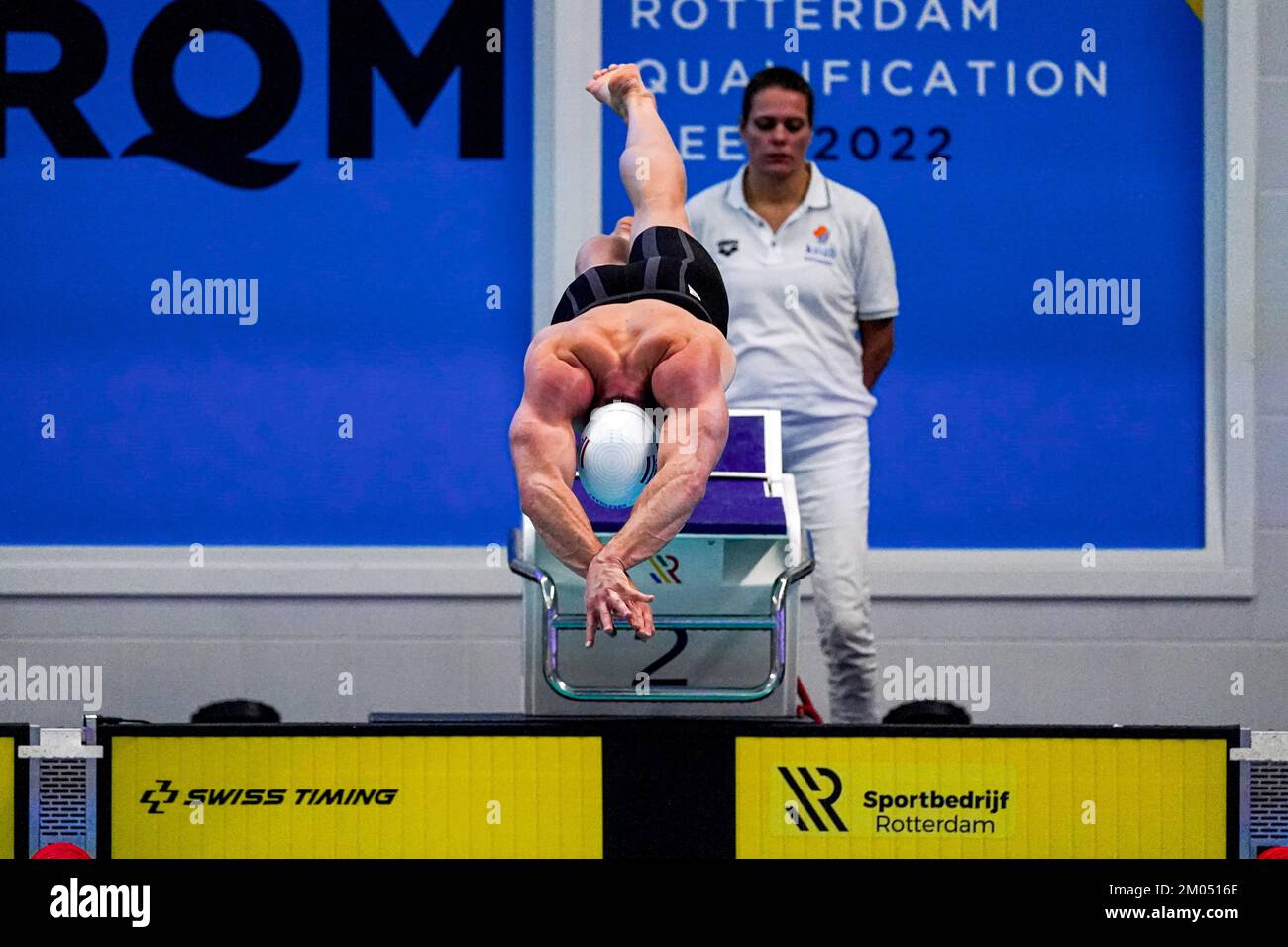 ROTTERDAM, NETHERLANDS - DECEMBER 4: Thomas Verhoeven competing in the ...