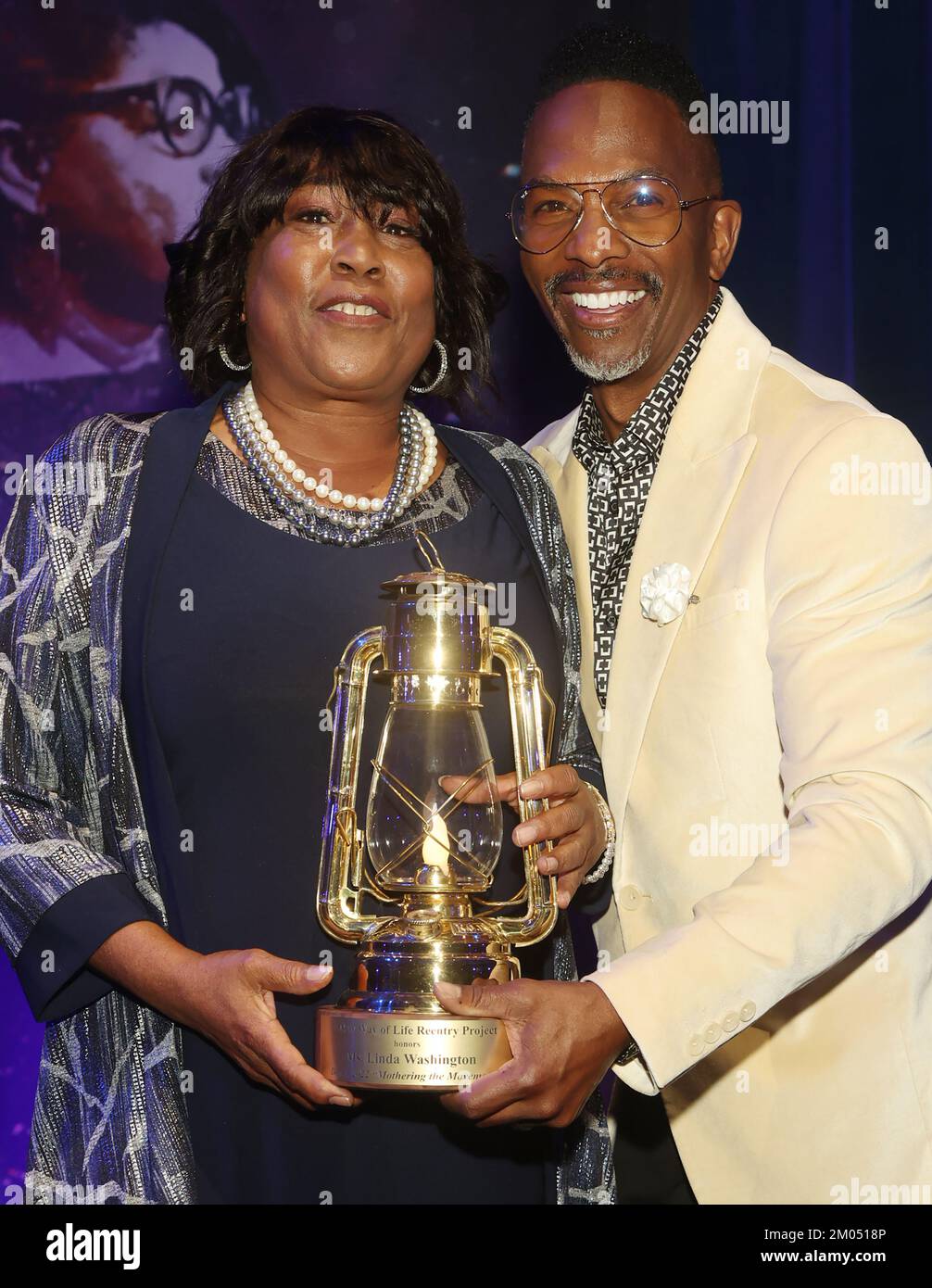 Los Angeles, Ca. 3rd Dec, 2022. Ron Kellum, Ms. Linda Washington at A New Way of Life Charity ...