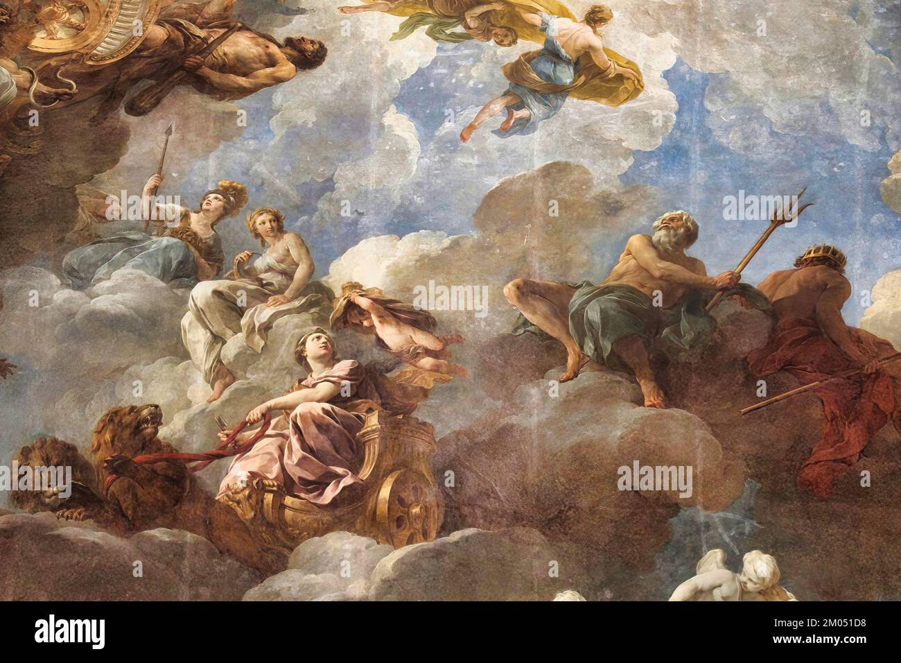 Palace of Versailles - The Apotheosis of Hercules by Francois Lemoyne ...