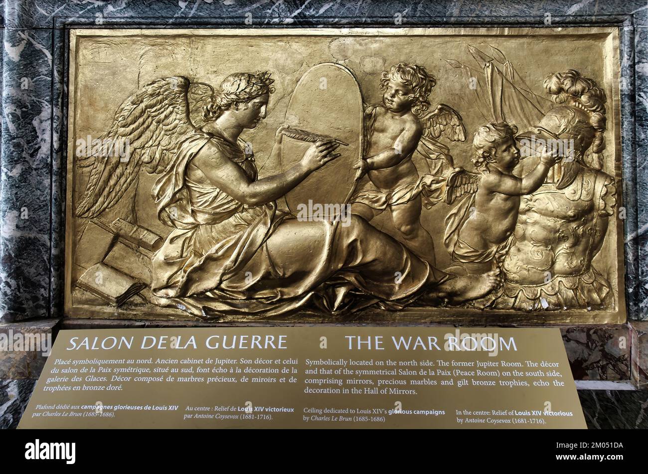 Palace Of Versailles - Salon de la Guerre (War Room Stock Photo - Alamy